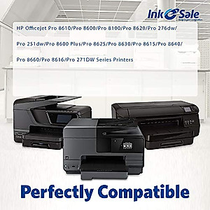 INK E-SALE Compatible 950 951 XL Ink Cartridge Replacement for HP 950XL 951XL High Yield Ink Cartridge 8-Packs for use with HP OfficeJet Pro 8600 8610 8100 8630 8660 8640 8615 8625 251DW 271DW