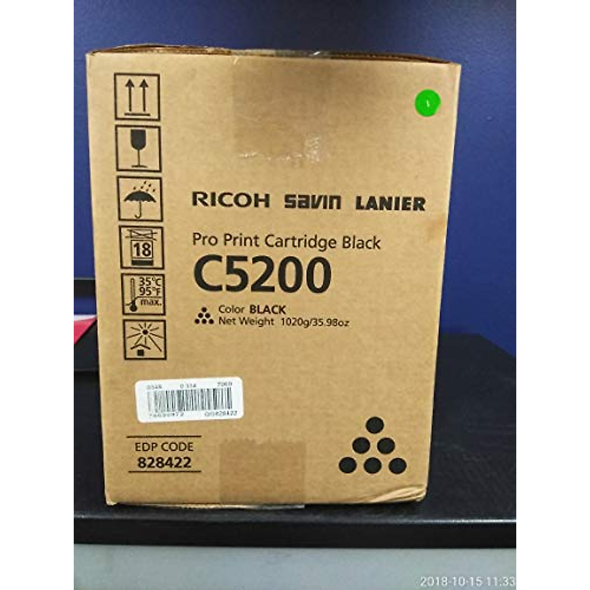 828422 828423 828424 828425 Genuine New Black Cyan Magenta Yellow Toner C5200S C5210S