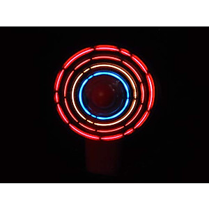 Flashing Panda LED Mini Light-Up Handheld Personal Fan w/Changing Patterns, Assorted Colors
