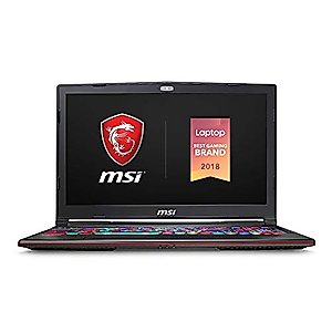 MSI GL63 9SDK-614 15.6" Gaming Laptop, 144Hz Display, Intel Core i7-9750H, NVIDIA GeForce GTX1660Ti, 16GB, 256GB NVMe SSD + 1TB HDD