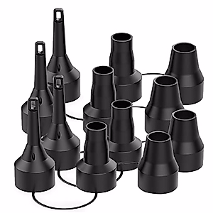 4 Set Replacement Nozzles, Plastic Pump Nozzles, 3 Size for Air Bed, Air Pump Nozzles for Inflatables, Air Mattress
