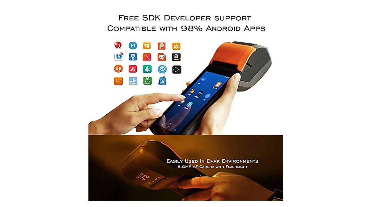 SUNMI V2 Mobile POS Printer - Handheld Retail Terminal