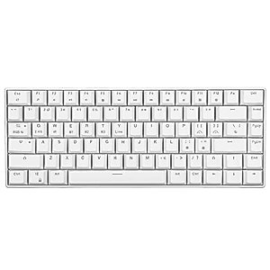 Kafuty-1 Mechanical Gaming Keyboard | 82 Keys | RGB LED Backlit | 2.4G/ Bluetooth 3.0/ Type C Wired 3 Modes, for Windows2000/ME/XP/for Vista /7/HarmonyOS/8/10/for Android/for iOS (Black Shaft)