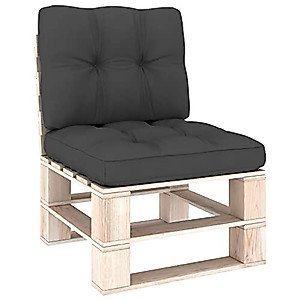 imasay Pallet Sofa Cushions 2 pcs Anthracite,Weight 1,7