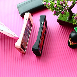 Tqswdmb Cute Retro Classic Cellular Phone Shaped Case for iPhone 13 / iPhone 14 / iPhone 15 6.1 Inch, Soft Silicone 3D Cartoon Cover, Kids Girls Rubber Protector for iPhone 13/14/15 (Pink)