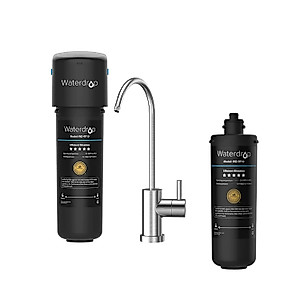 Waterdrop 10UB Under Sink Drinking Water Filter System and Waterdrop RF10 Replacement Filter Cartridge for 10UA/10UB Under Sink Water Filter