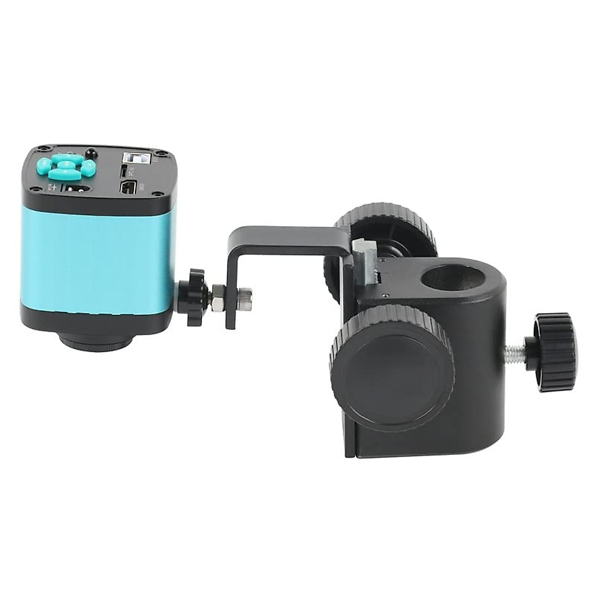 LIRUXUN 1/4 M6 Install Screw 25mm Adjustable Video Microscope Camera Stand Holder Gear Focusing Support Accessories