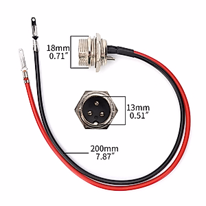 Charger Port - 2 wire (Razor Pocket Mod, Dirt Quad, Dirt Rocket MX350)
