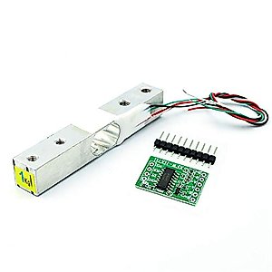 Digital Load Cell Weight Sensor 1kg 5kg 10kg 20KG Portable Electronic Kitchen Scale + HX711 Weighing Sensors Ad Module (1KG)