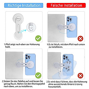 WeLohas Magnetic Phone Holder for Laptop,Continuity Camera Mount for iOS 16/macOS 13 Ventura,Suitable for iMac,Desktop Computer,Tesla Model 3/X/Y/S & iPhone 14/13/12,Adjustable Laptop Phone Holder