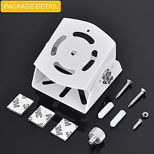 Adjustable Angle Wall Mount Bracket Compatible with Motorola Baby Monitor, Babysense, HelloBaby, VAVA, Arlo and Most Universal Monitors Camera, Aluminum Alloy Material