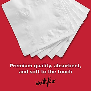 Vanity Fair Everyday Napkins, 200 Count (Pack of 1) (Packaging Design May Vary)