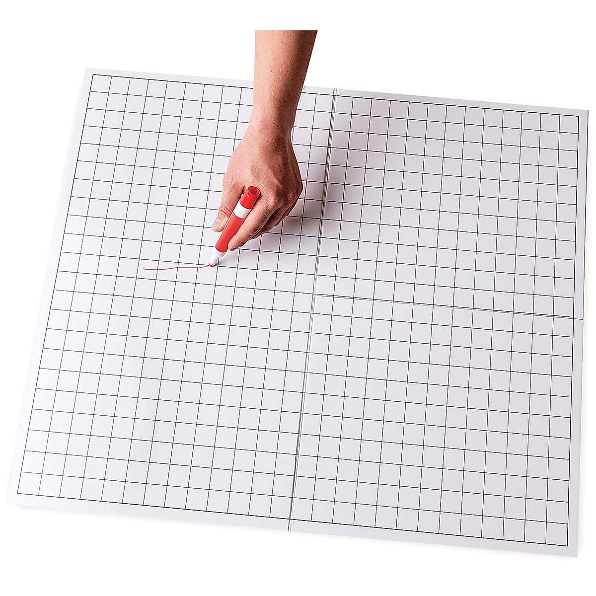 Hexers Lite Role-Playing Game Board RPG Game Mat, Compatible with Dungeons and Dragons DD D&D and Pathfinder 1 inch Squares Dry Erase, RPG Miniatures Mat or Tabletop Role-Playing Dice Map