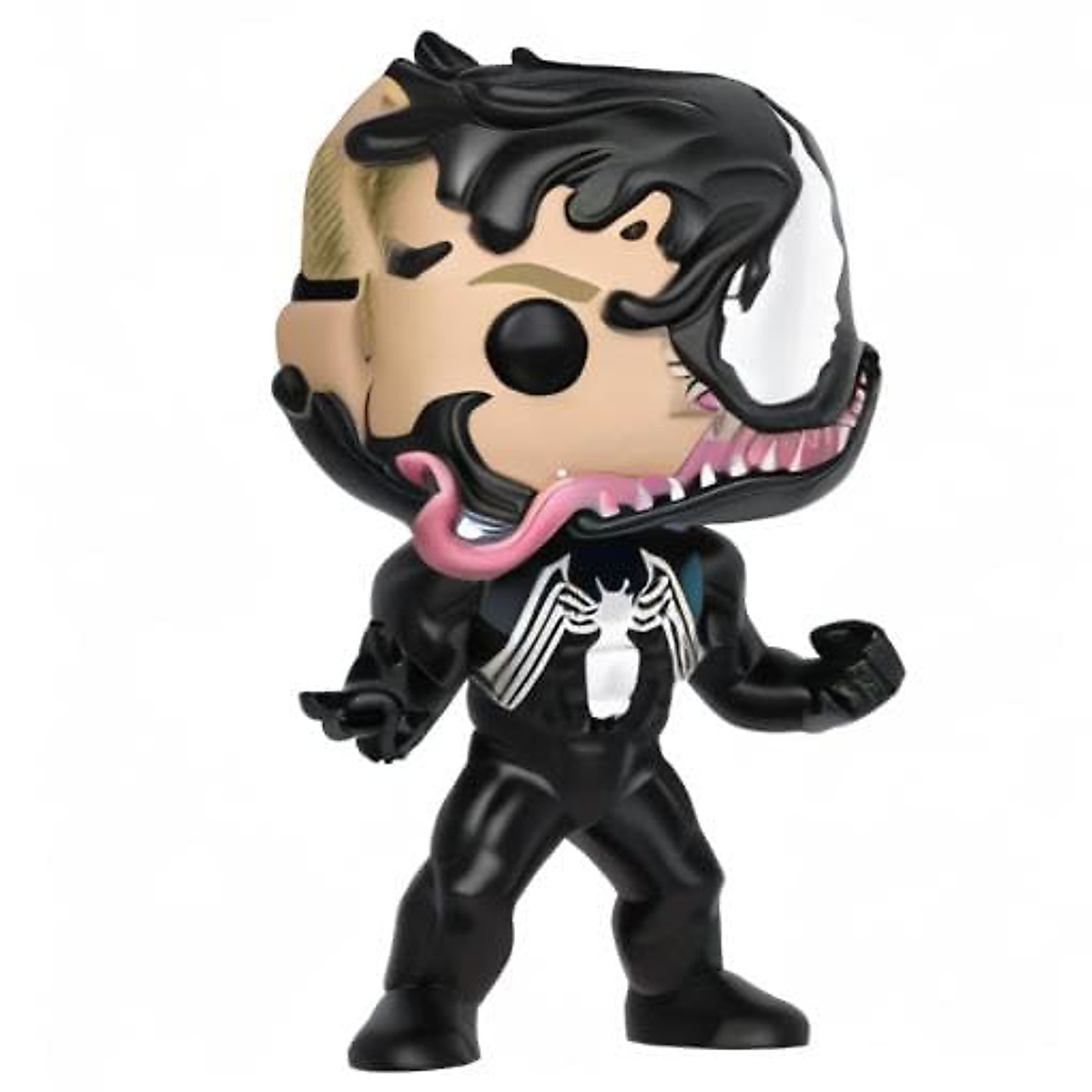 POP Marvel: Venom - Venomized Eddie Brock Funko Pop! Vinyl Figure (Bundled with Compatible Pop Box Protector Case), Multicolor, 3.75 inches