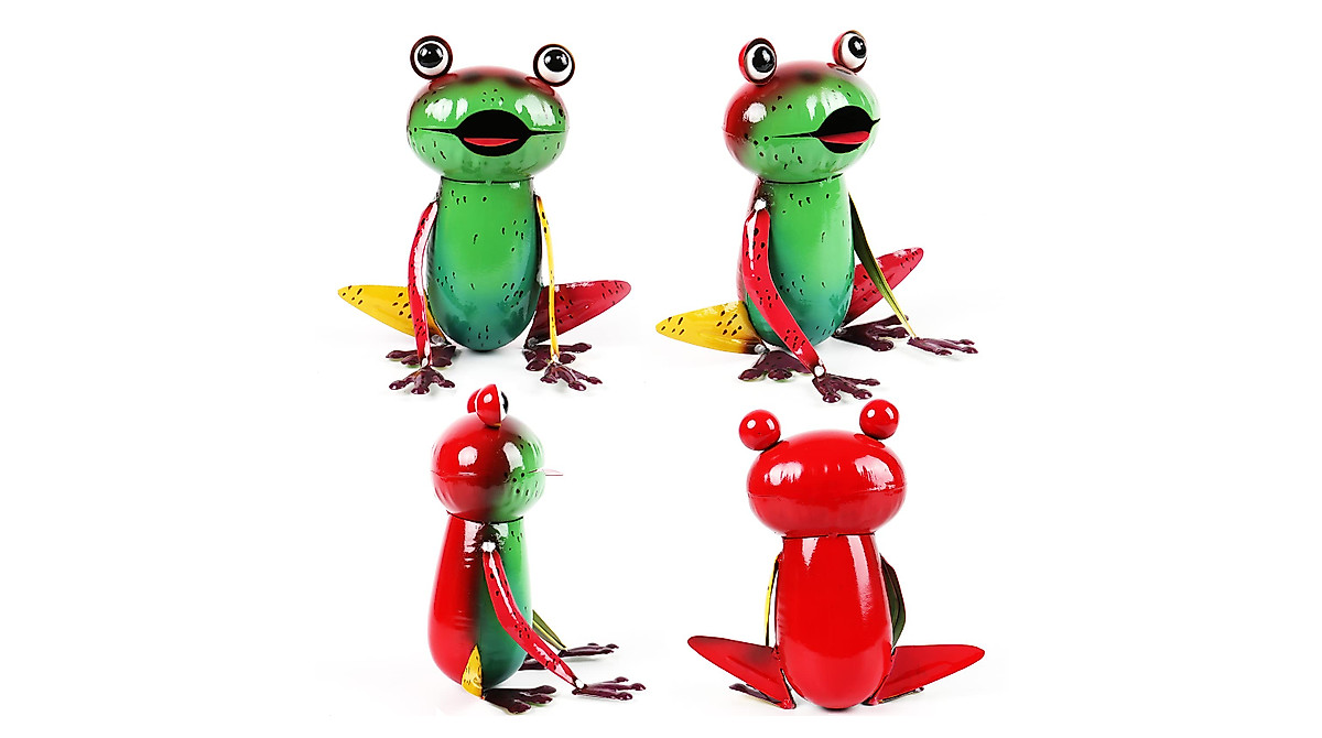 Brighten Your Garden with Cute Frog Yard Art