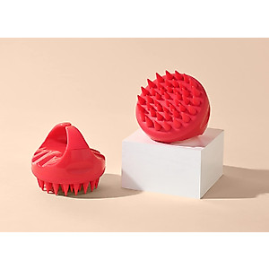 Diane Shampoo Massage Brush, Coral