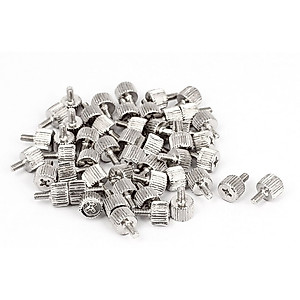 uxcell M3x6mm Male Thread Computer Desktop PC Case Thumb Screws 50pcs