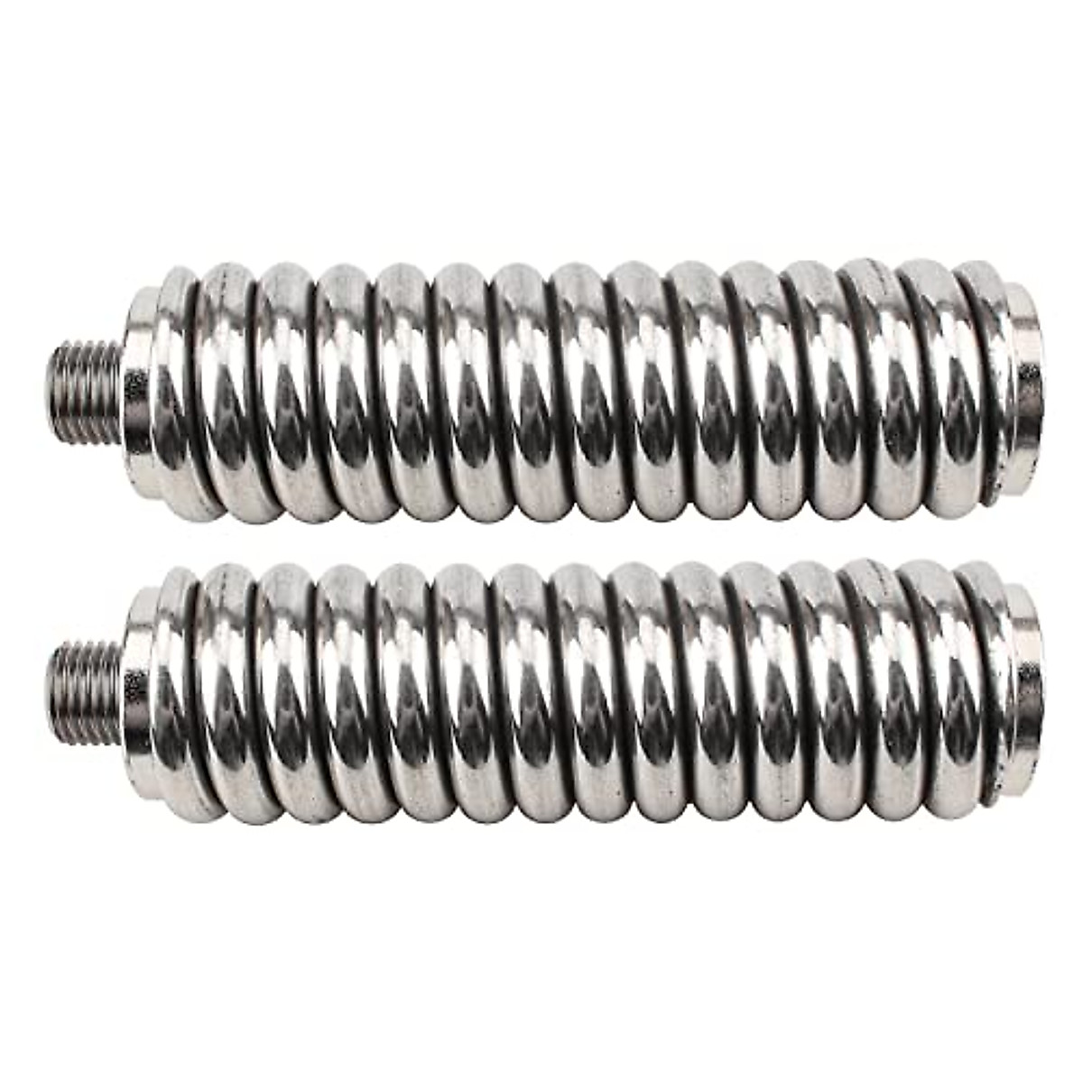 AUTOKAY Pack of 2 Heavy Duty SS-3H CB Antenna Spring Mount Fits for Mobile/Vehicle CB Radio Antenna Mount 3/8-24 Inch Threads Stainless Steel
