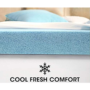 Serta Perfect Sleeper - Queen - 3 Inch - Gel Swirl Memory Foam Mattress Topper - 60" x 80" x 3"