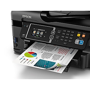 Epson WorkForce WF-3620 WiFi Direct All-in-One Color Inkjet Printer, Copier, Scanner, Amazon Dash Replenishment Ready