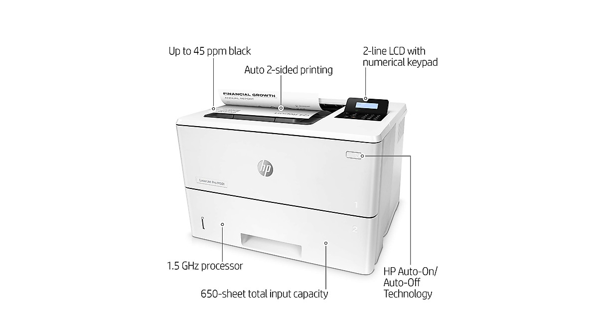 HP LaserJet Pro M501dn: Fast Monochrome Business Printer