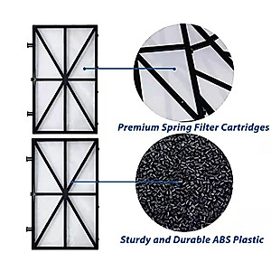 Fiitzn Spring Filter Cartridges Compatible with Dolphin M500, M200, M400, Wave 90, ve 65, Oasis Z5, Sigma, C3,C4,Nautilus CC Plus Robotic Pool Cleaners, Part Number: 9991433-R4（4 Pack）