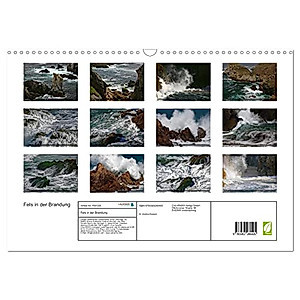 Rock in the surf (Wall Calendar 2024 DIN A3 Landscape), CALVENDO 12 Month Wall Calendar