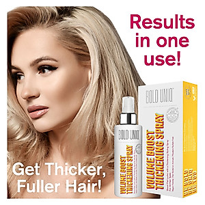Volumizing Hair Thickening Texture Spray - Thicker Hair on 1st Use, For Fine, Flat & Thin Hair, Volume Products For Women & Men, Adds Texture & Body - Get Visibly Fuller Hair, Light Weight & Non Stick