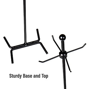 Mind Reader Fireplace Set with Stand, Brush, Shovel Scoop, Poker, Tongs, Steel, 8.25"L x 6.75"W x 26.25"H, 4 Pcs, Black