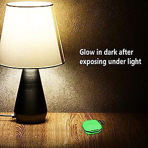 Geiomoo Silicone Case Compatible with Galaxy Buds 2 Pro, Galaxy Buds2, Galaxy Buds Pro, Galaxy Buds Live, Protective Cover with Carabiner (Luminous Green)