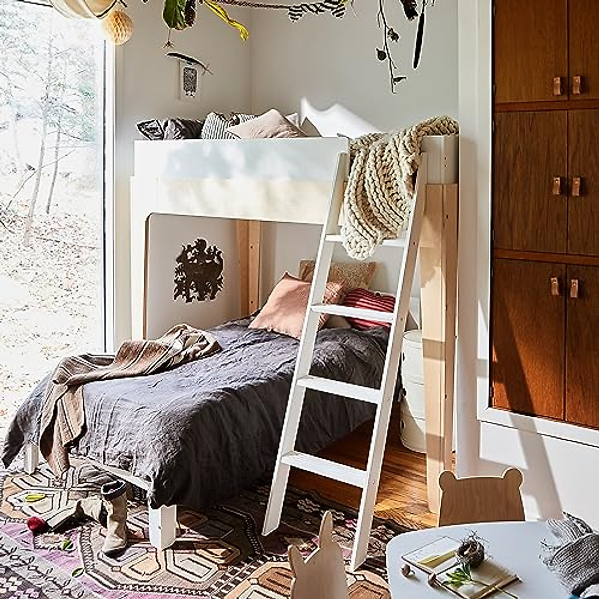 OEUF Perch Bunk Bed - Birch/White