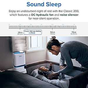 LEVOIT 4L Humidifiers for Bedroom Large Room & Essential Oil Diffuser, Ultrasonic Quiet Cool Mist for Baby, Plants, Last up to 40Hours, Dual 360° Rotation Nozzles, Handle Design, Auto Shut Off, Blue