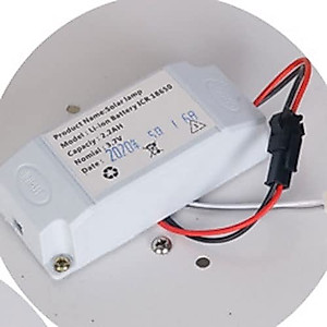 XMFXIAO Waterproof Outdoor Solar Column Head Light Home Garden Lighting Lawn Lamp Camping Convenient Night Lighting Equipment Modern Minimalist Villa Wall Decoration Lamp