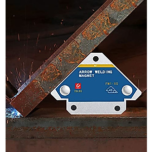 4 Pcs 3" 28 lbs Welding Magnets Strength Strong Welding Magnetic Clamps Arrow Holder Metal Working Mig Tools and Equipment 45, 90, 135 Degree Angle Magnet1