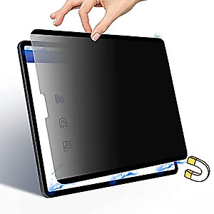 USICOOR for iPad Air 5 4 10.9 inch pro 11 inch Removable Magnetic Privacy Screen Protector Removable and Reusable Removable Magnetic privacy screen protector compatible with iPad Air 4 10.9″ &