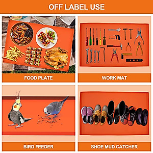 28" Silicone Griddle Mat for Blackstone 28in Griddle (Does not fit 28XL/Pro), Heavy-Duty Food Grade Silicone Grill Mat Blackstone Griddle Top Cover Keeps Flat Top Clean and Critter Free & Rust-Free