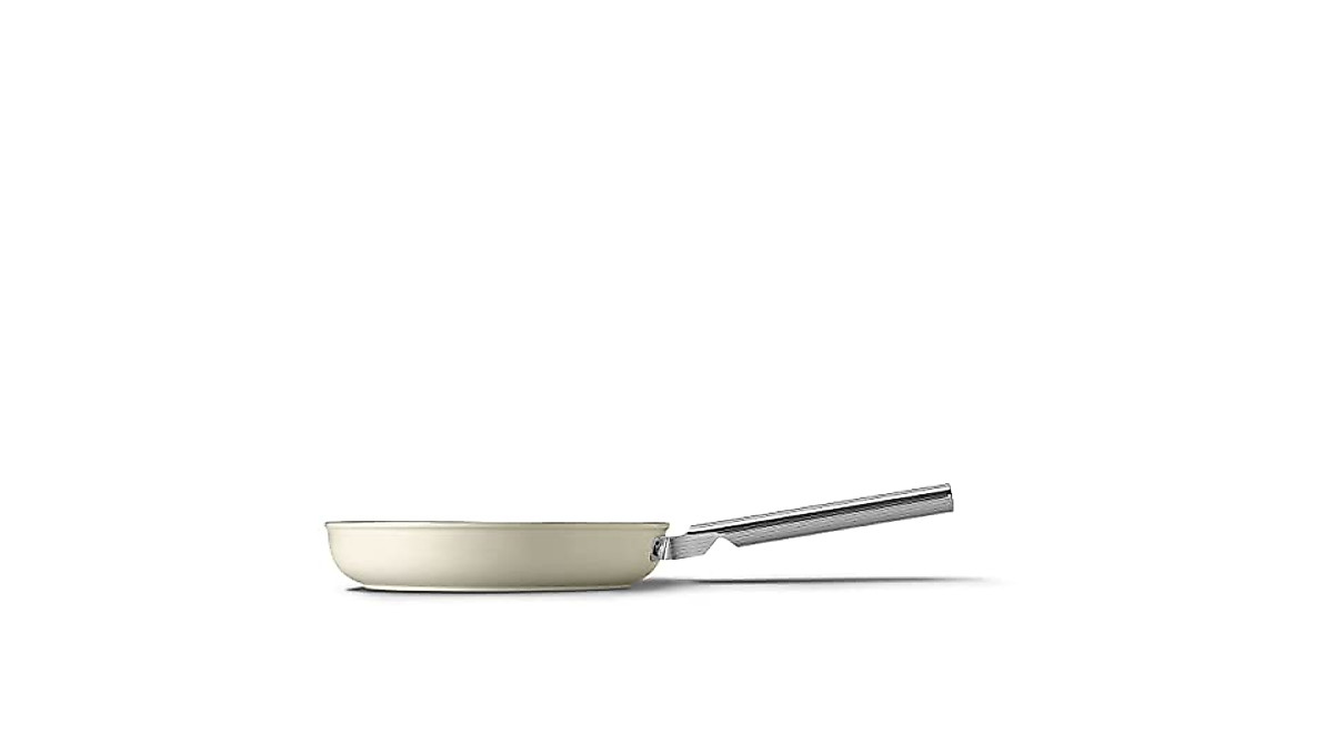 Smeg 10-Inch Cream Frypan - Premium Non-Stick Cookware