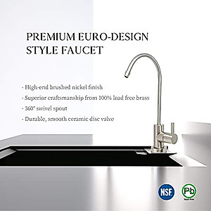 Metpure Versatile Under Sink Water Filter System | 2 Stage Quick Easy Change Twist Filtration System | Water Purifier for Clean Drinking Water & Simple Set Up | Removes Chlorine Bad Taste & Odor