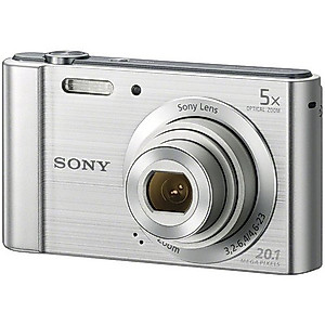 Sony Cyber-Shot DSC-W800 Digital Camera (Silver) + Deal-Expo Accessories Bundle