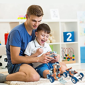 COMIN Educational Toys Building Sets STEM Learning Kit, 12 in 1 Engineering Toys Creative Set 152 Pieces for Boys/Girls/Birthday/Christmas/Holiday Age 5 6 7 8 9+ Years Old