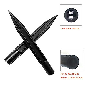 Solar Light Stakes Path Light Replacement Plastic Stakes Ground Solar Torch Light Spikes for Garden Lamps Small Size(12PCS)