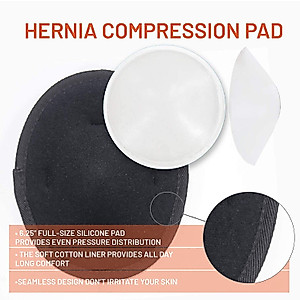 Everyday Medical Plus Size Umbilical Hernia Support Belt I Pain and Discomfort Relief from Umbilical, Navel, Ventral and Incisional Hernias I Hernia Binder for Big Men and Large Women I L/XL