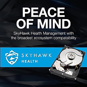 SEAGATE ST2000VX015 3.5 in. 256 MB & 2TB Skyhawk Lite Surveillance Internal Hard Drive HDD