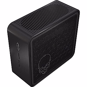 Intel NUC 9 NUC9i5QNX Ghost Skull Canyon Extreme Gaming Box Elite Business Desktop (Intel Quad-Core i5-9300H (Beat i7-7700HQ), 32GB RAM, 1TB PCIe SSD) Thunderbolt, Wi-Fi 6, Windows 10 Pro