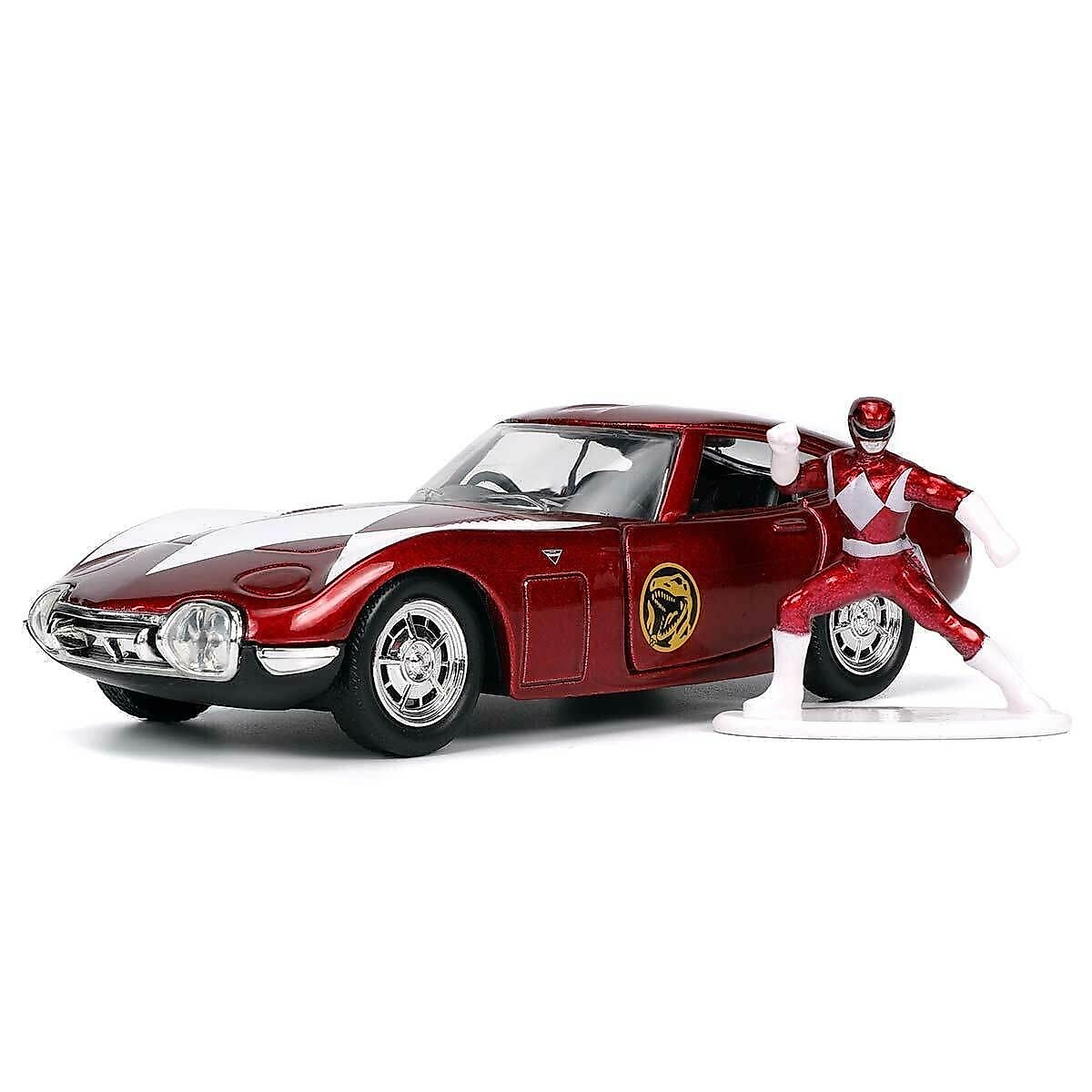 JADA TOYS, INC 1967 Toyota 2000GT W/RED Ranger Nano FIG 1/32 Vehicle