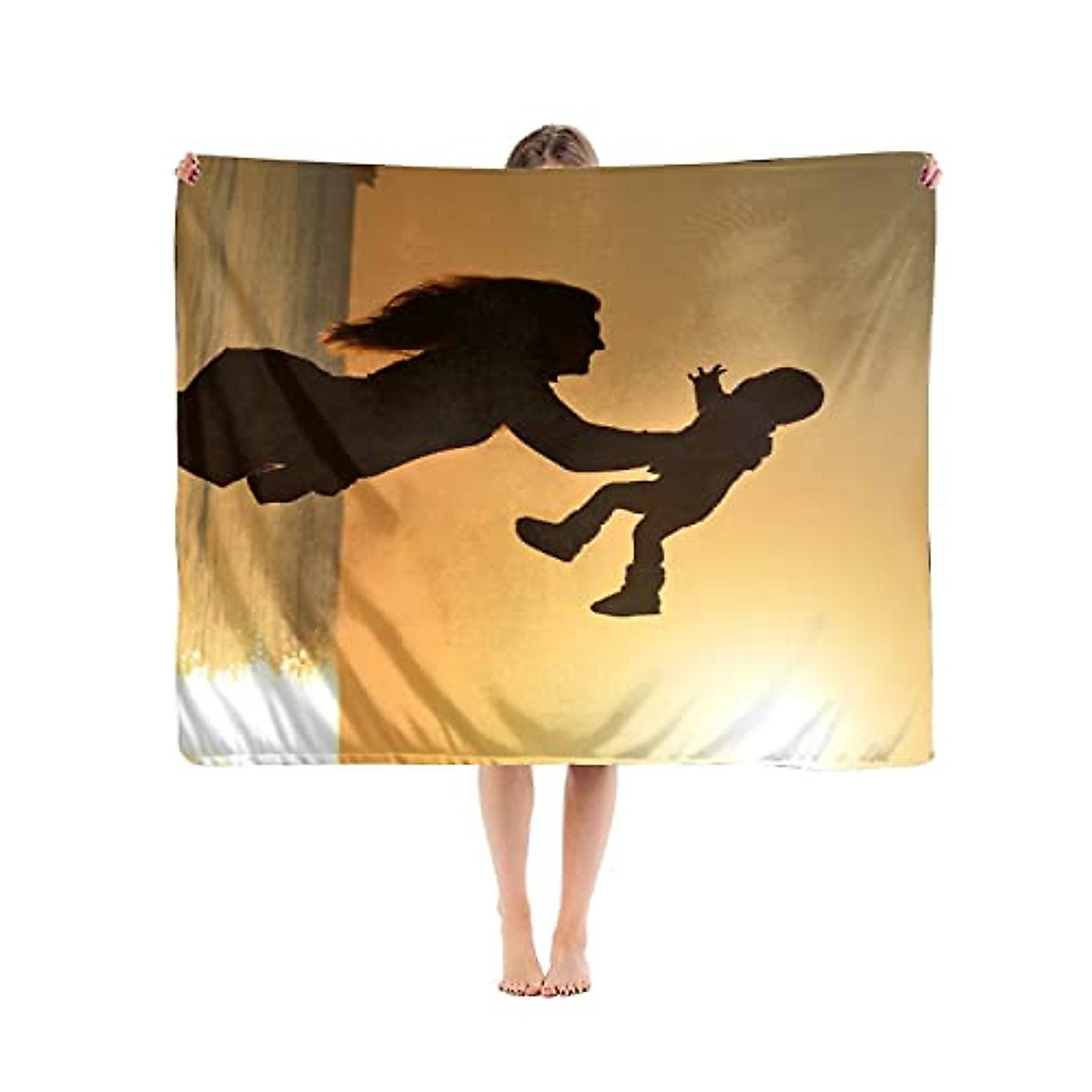 Custom Blanket Personalized Blanket with Photos Text Customized Picture Blanket for Adults Kids Mom Fathers Birthday Christmas Halloween Valentines Day Gift,Photos Collage,1 Photo Collage 60''x50''