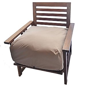 UpBloom | Waterproof Seat Cushion Covers - Quick On/Off for Easy Storage, Lightweight Outdoor Chair Cushions Cover, Washable Covers for Patio Chair Cushions, Outdoor Cushions Cover for Patio Furniture