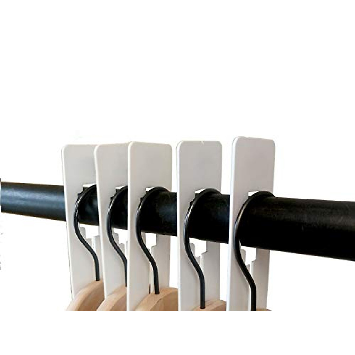 NAHANCO QSDWBLANK100, White Rectangular Clothing Size Dividers, Blank, Kit of 100