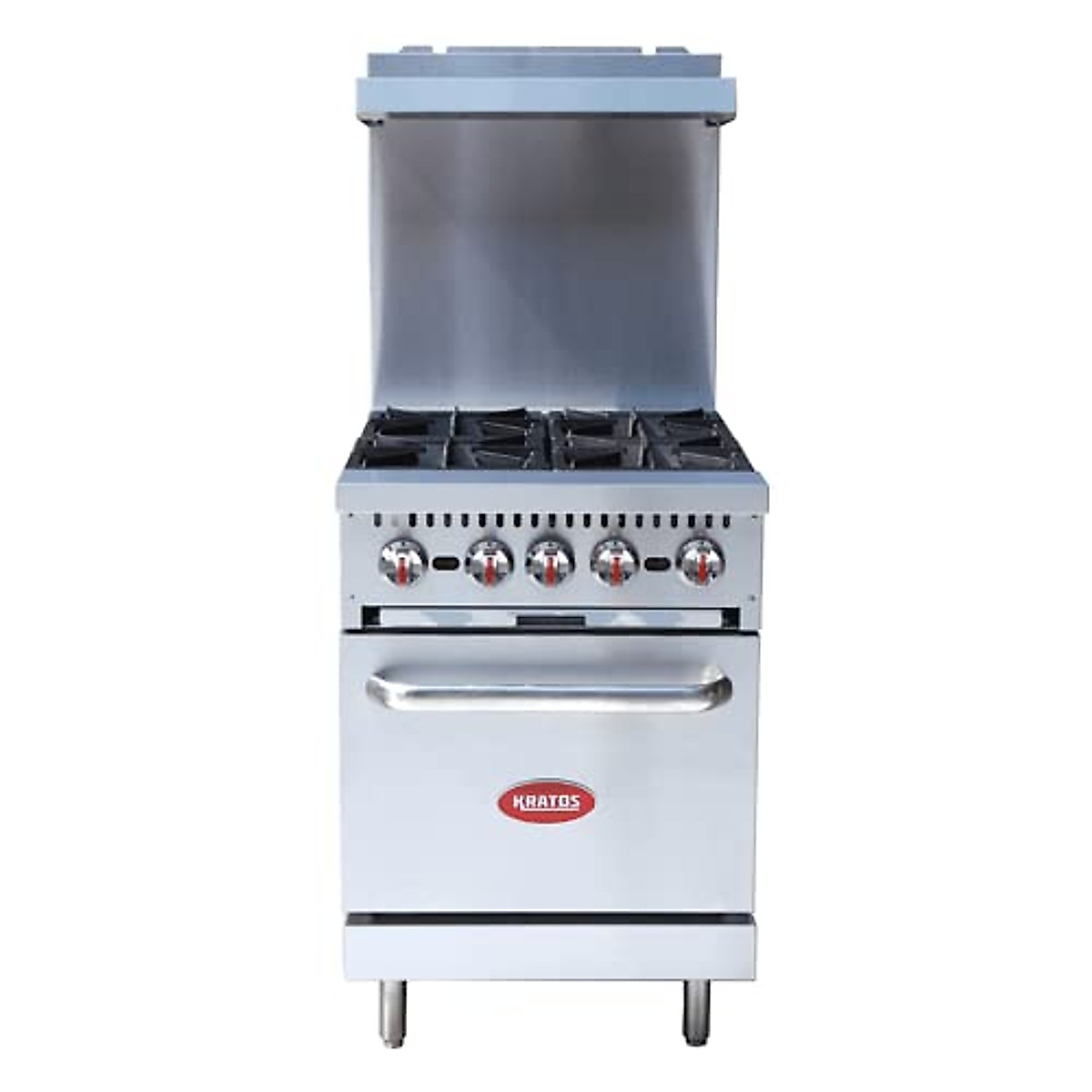 Kratos 29Y-043-LP 24" Gas Range, 4 Burners, 150,000 BTU Output, Liquid Propane Gas