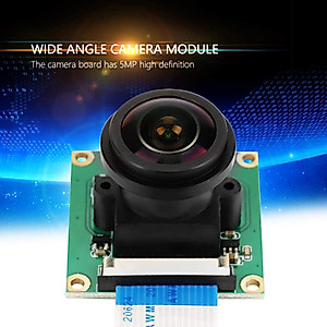 HD 4K Camera Module for with 5MP Camera&OV5647 Chip &175° Wide Angle Fisheye Lens,Video Webcam for B 3/2.